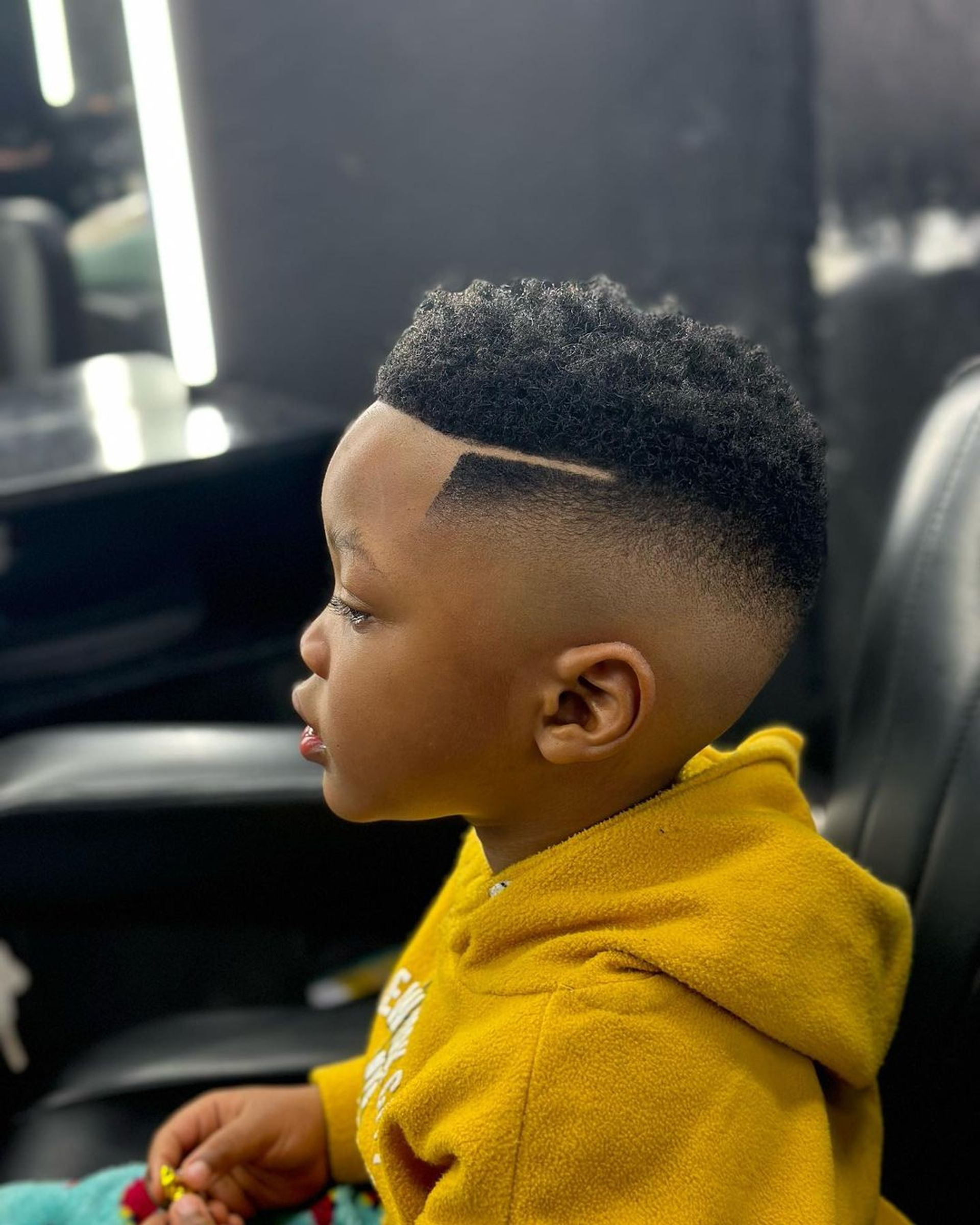 Black Boys Mohawk Fade